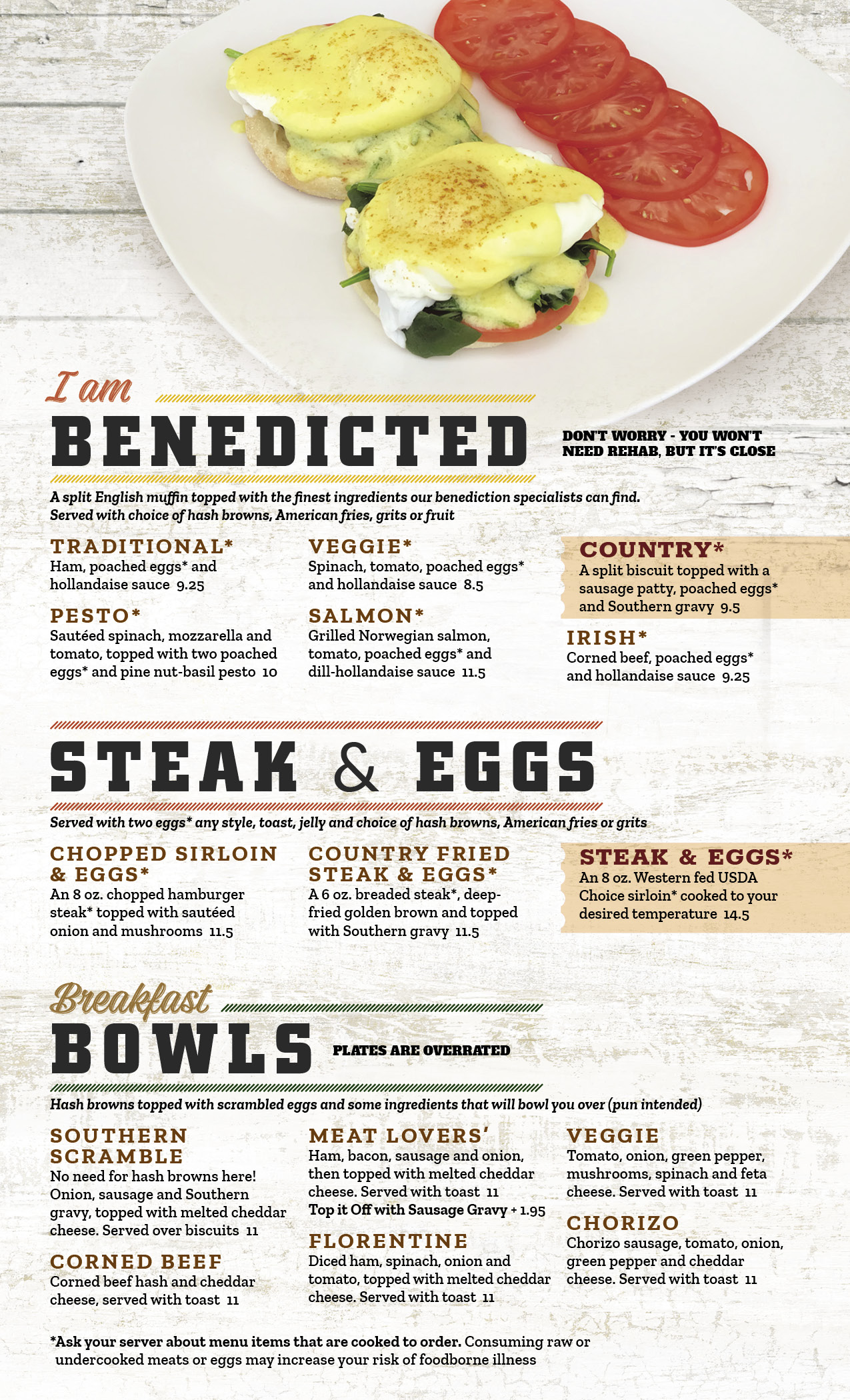 Menu - Crave Kitchen & Cocktails