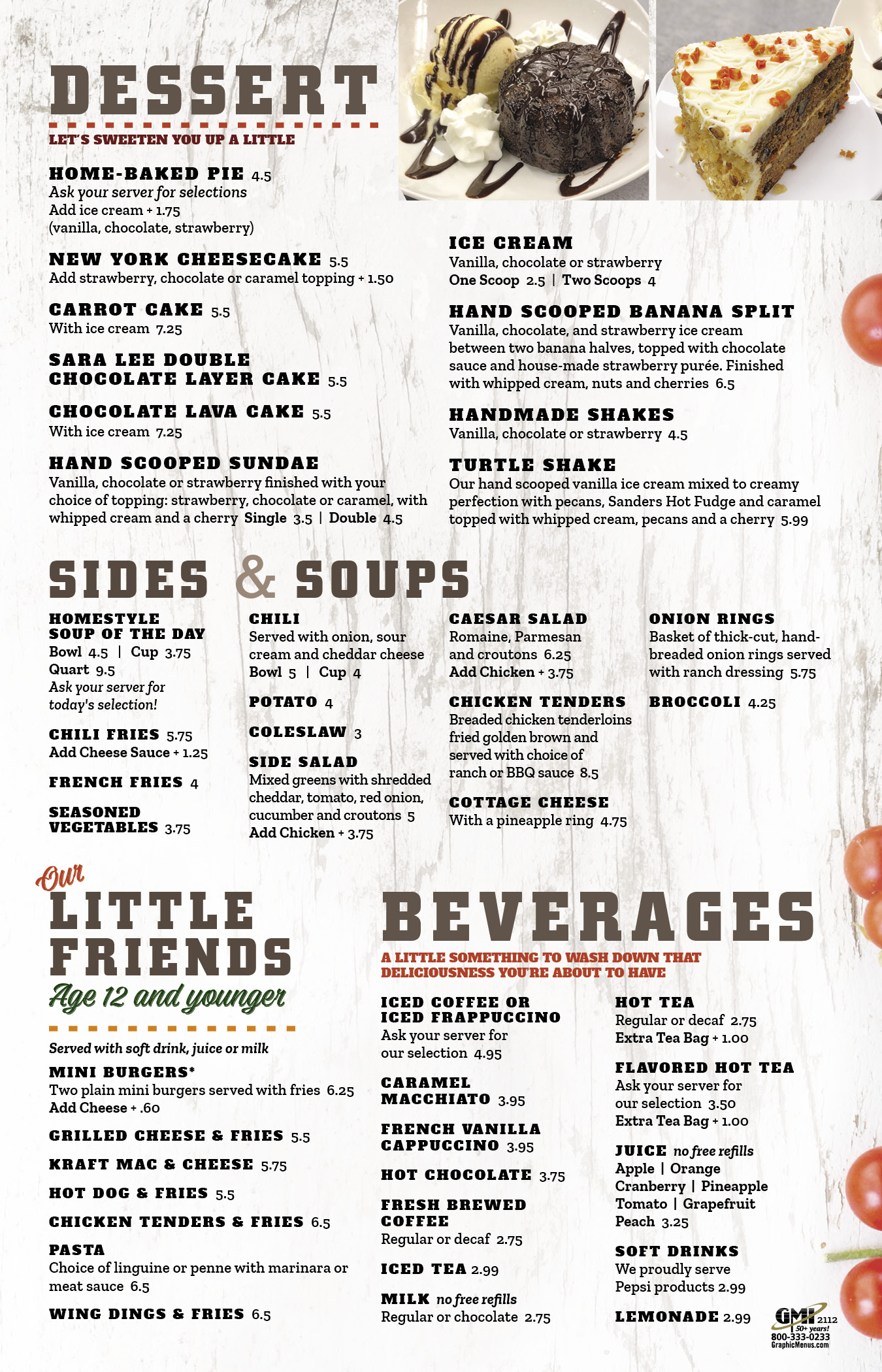 Menu - Crave Kitchen & Cocktails