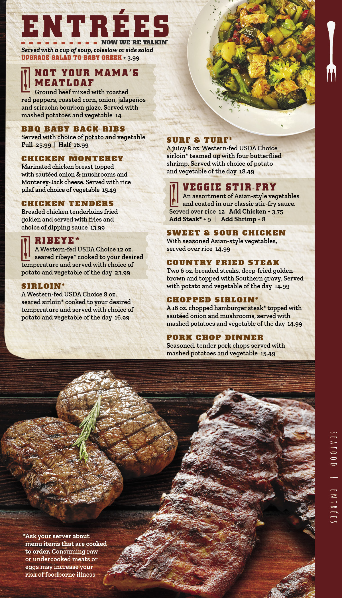 Menu - Crave Kitchen & Cocktails